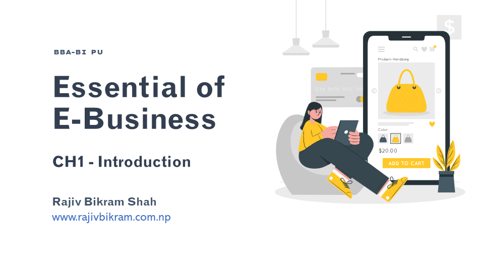 Introduction Essential of E-Business Slide PPT - Download - Bench Partner